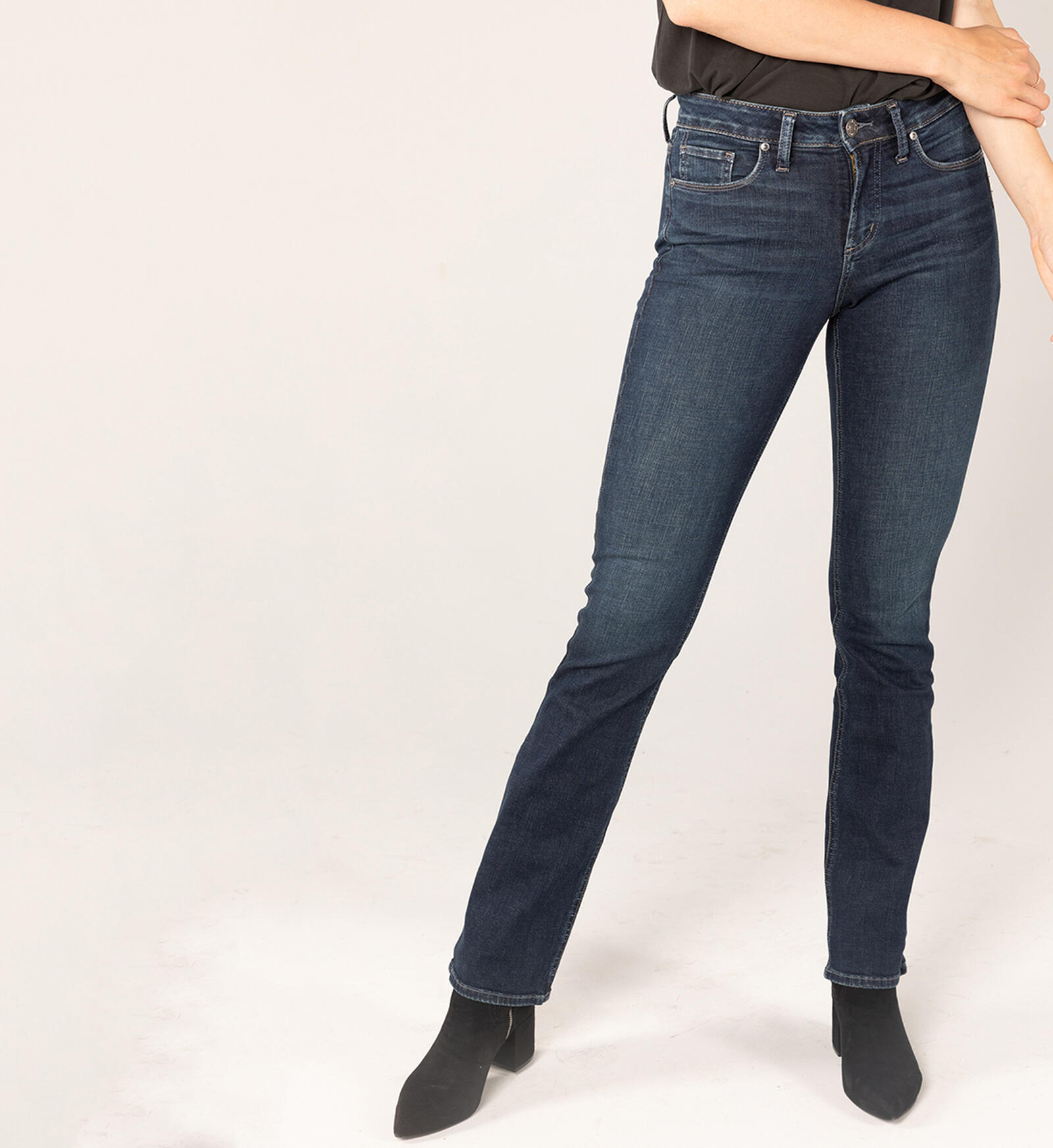 Buy Suki Mid Rise Slim Bootcut Jeans For Usd 7900 Silver Jeans Us New
