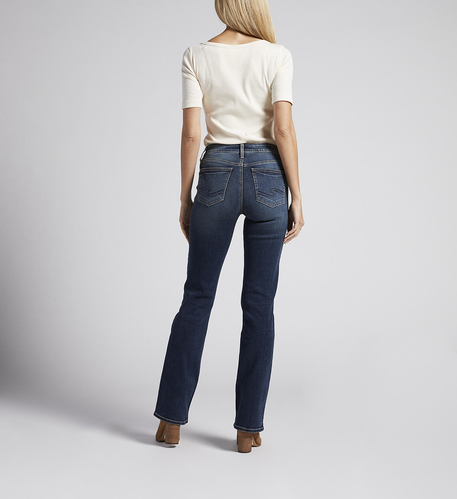 Buy Suki Mid Rise Slim Bootcut Jeans For Usd 4200 Silver Jeans Us New