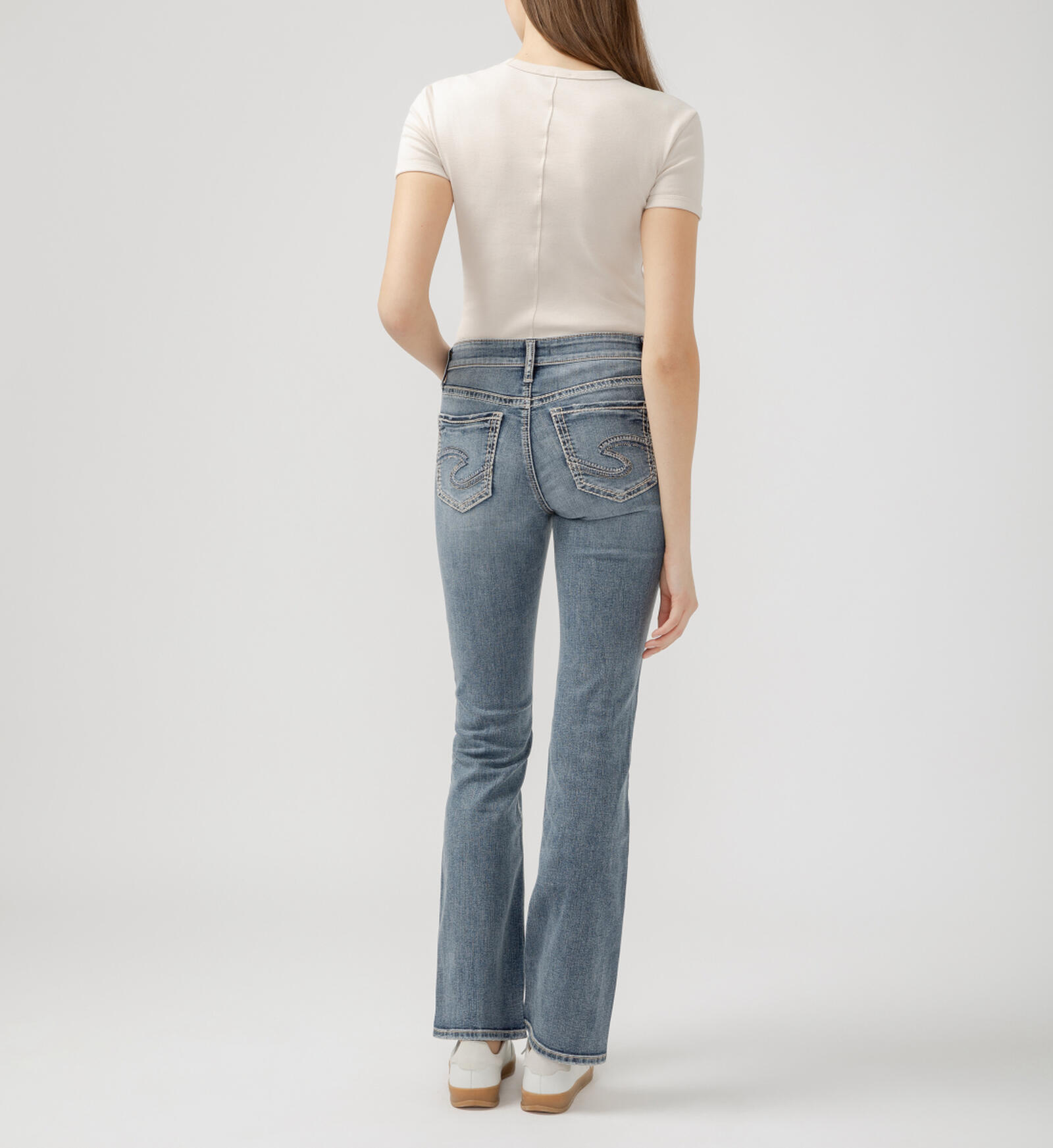 Buy Suki Mid Rise Slim Bootcut Jeans for USD 88.00 | Silver Jeans US New