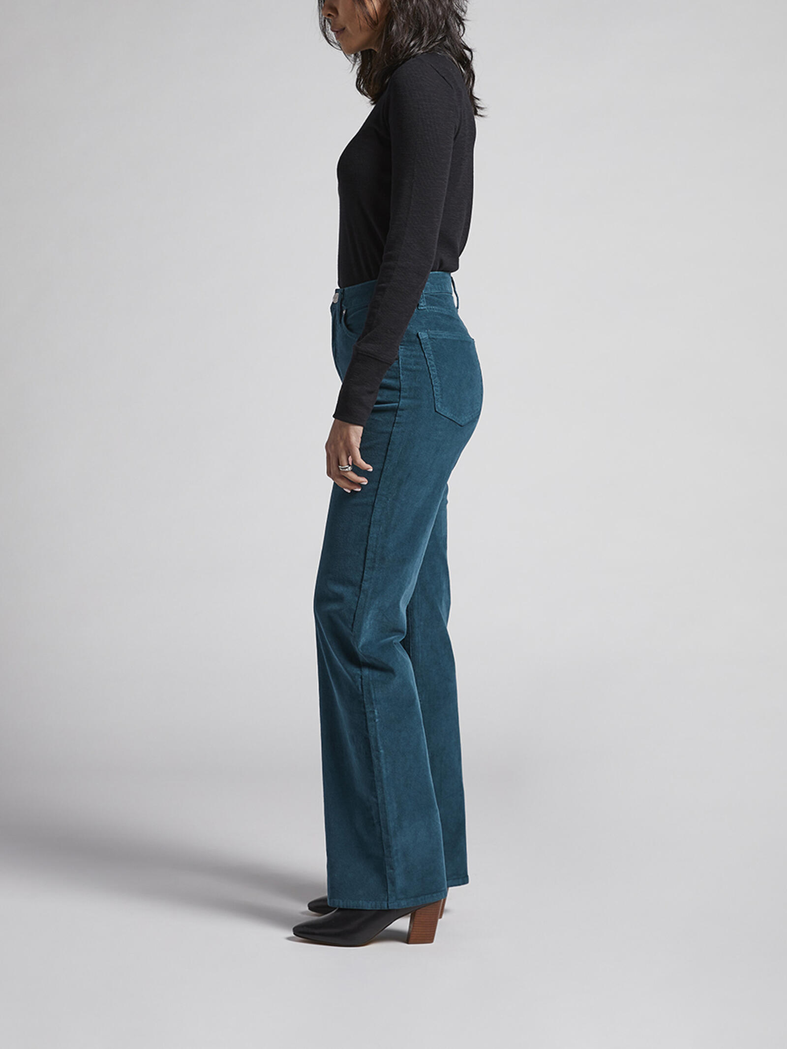 Buy Highly Desirable High Rise Trouser Leg Pants for USD 39.00 | Silver ...