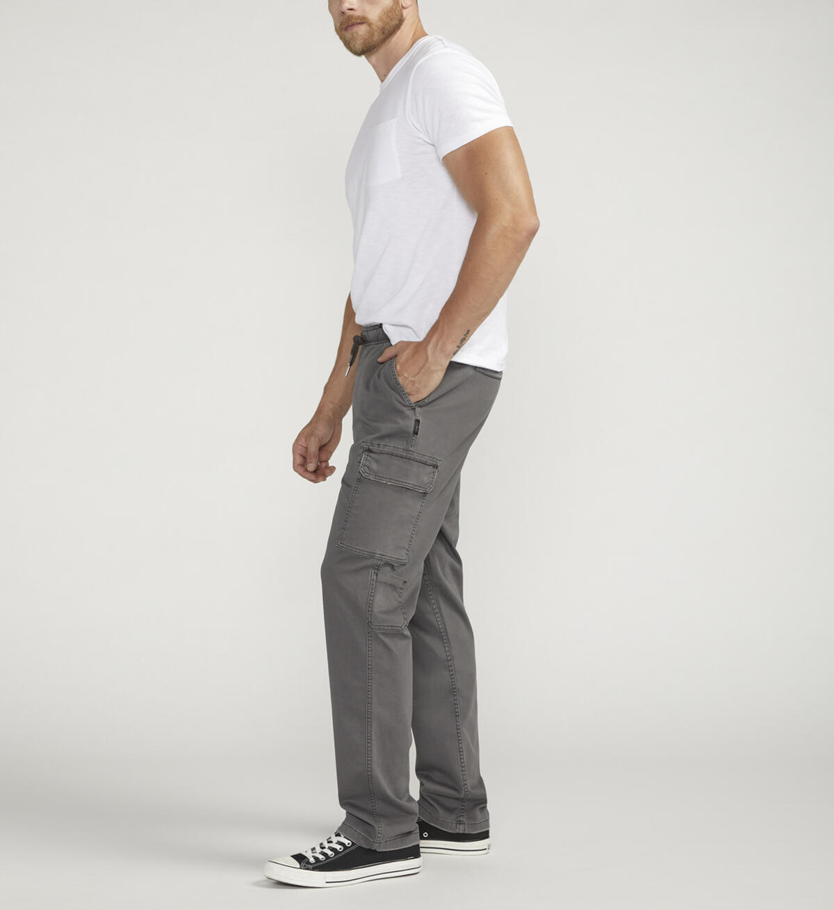 Buy Pull-On Cargo Essential Twill Pant for USD 68.00 | Silver Jeans US New