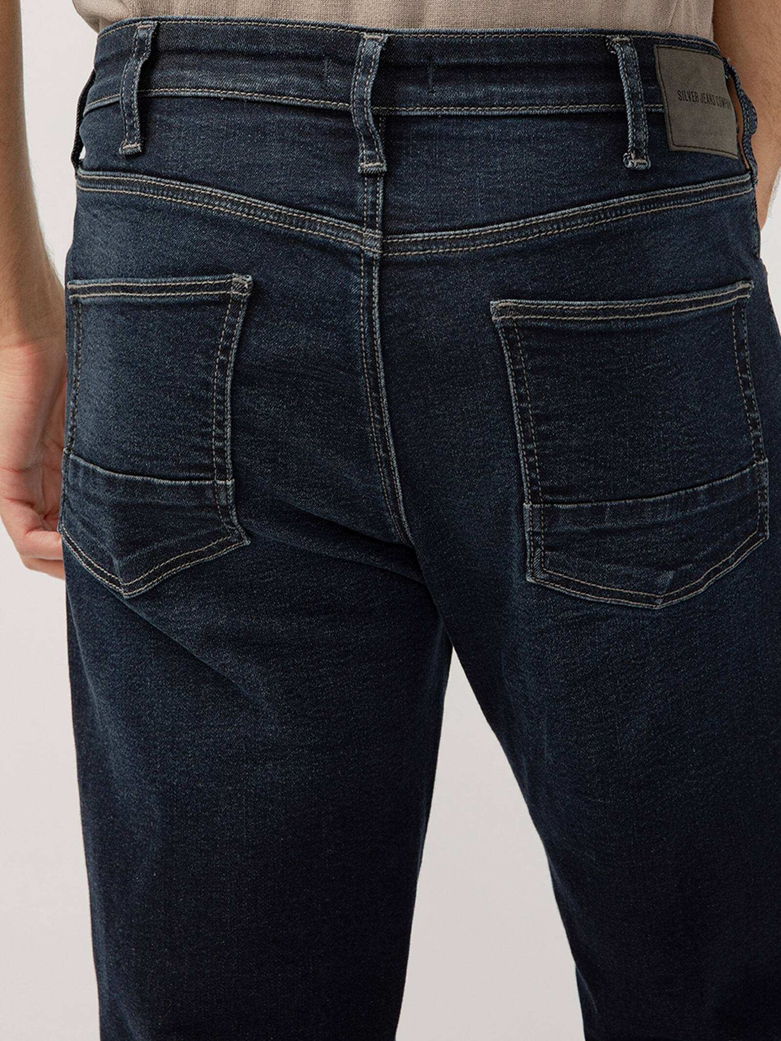 Buy Machray Classic Fit Slim Straight Leg Jeans for USD 84.00 | Silver ...