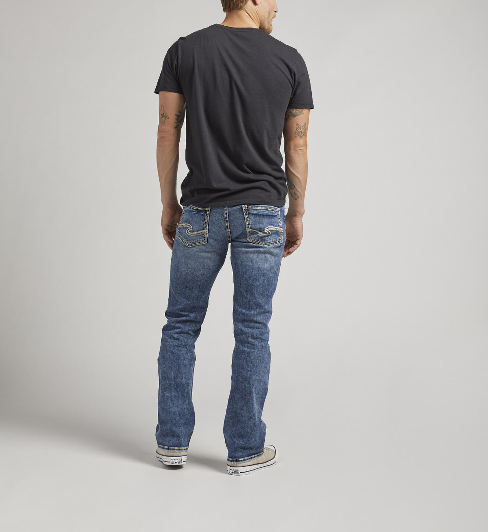 Buy Jace Slim Fit Bootcut Jeans For Usd 9800 Silver Jeans Us New