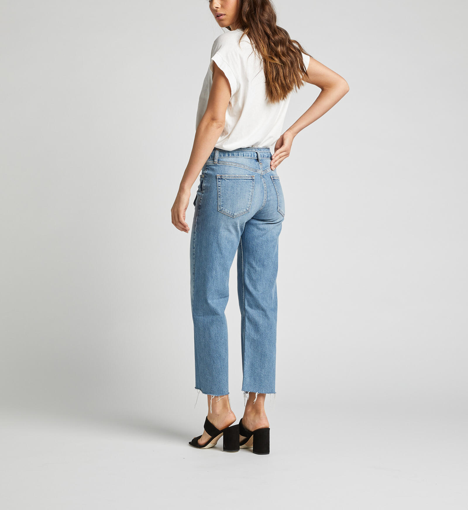 Buy Tied and Wide High Rise Wide Leg Jeans for USD 89.00 | Silver Jeans ...