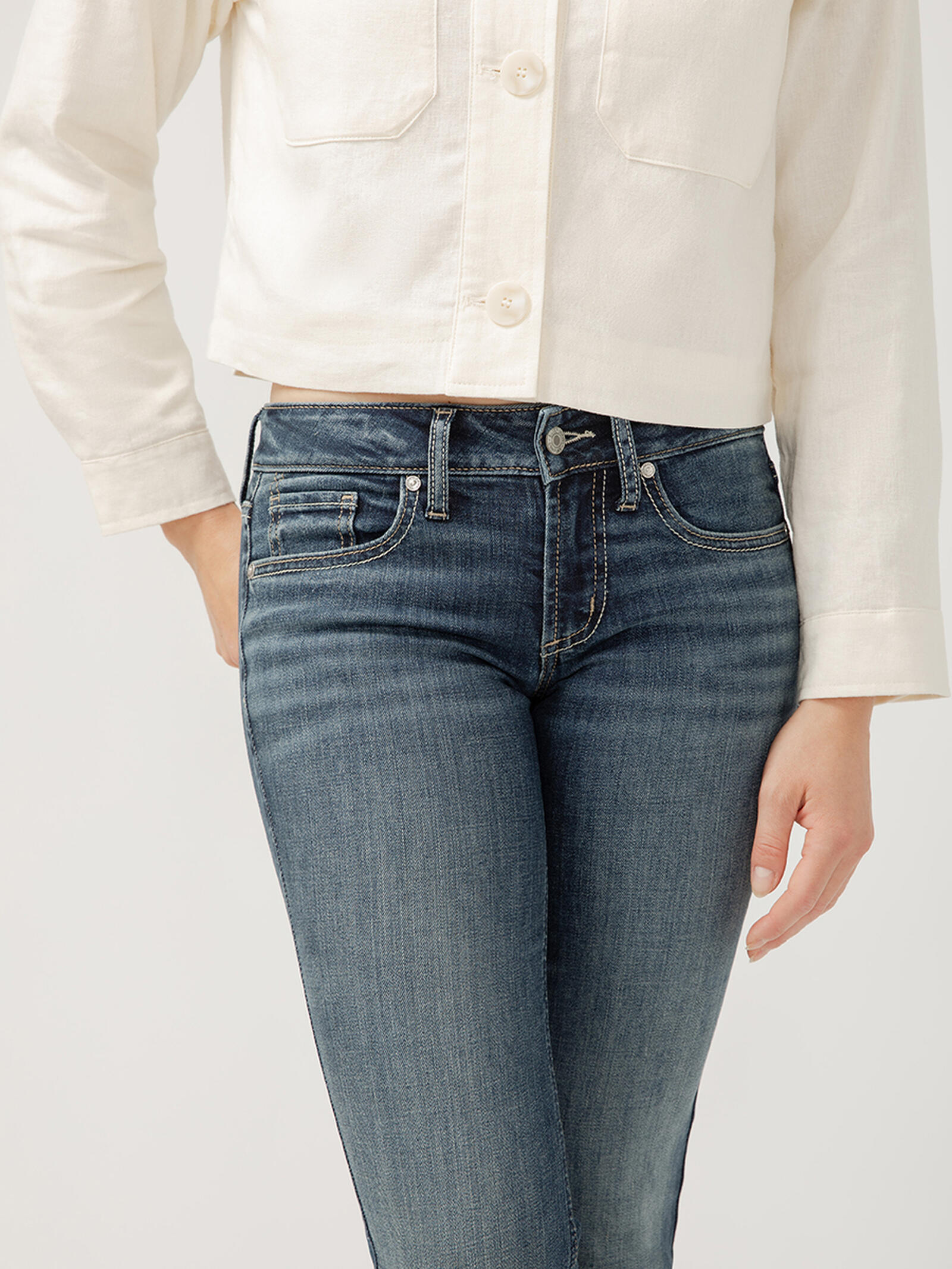 Buy Britt Low Rise Slim Bootcut Luxe Stretch Jeans for USD 48.00 ...