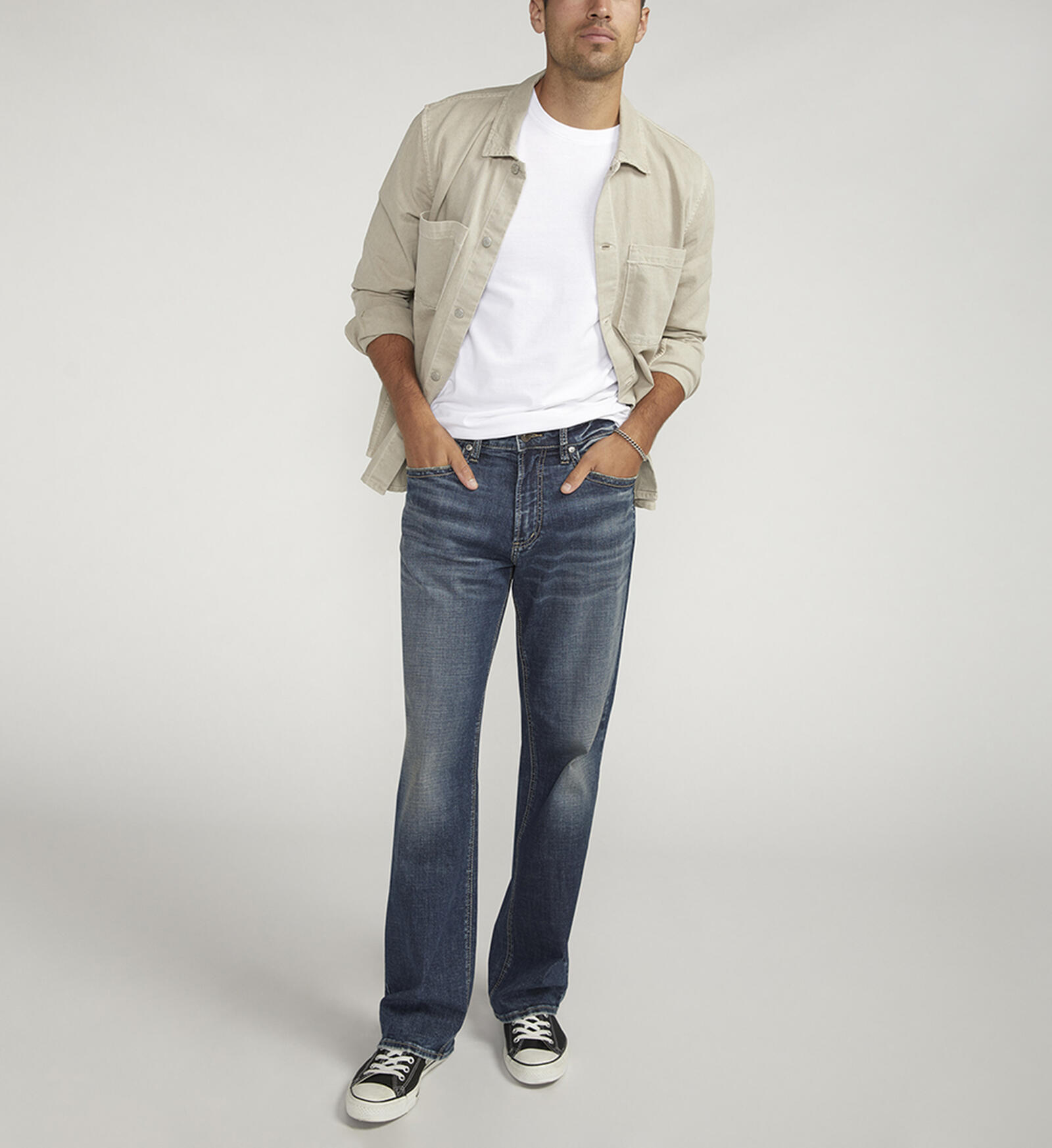 Buy Gordie Relaxed Fit Straight Leg Jeans For Usd 9800 Silver Jeans
