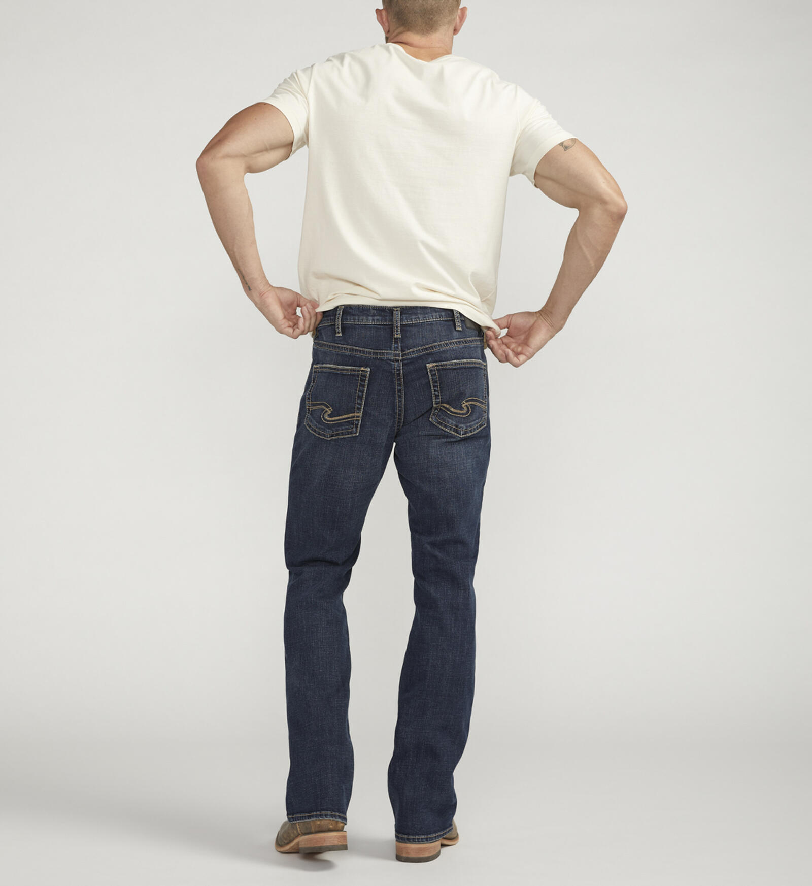 Buy Jace Slim Fit Bootcut Jeans For Usd 4900 Silver Jeans Us New