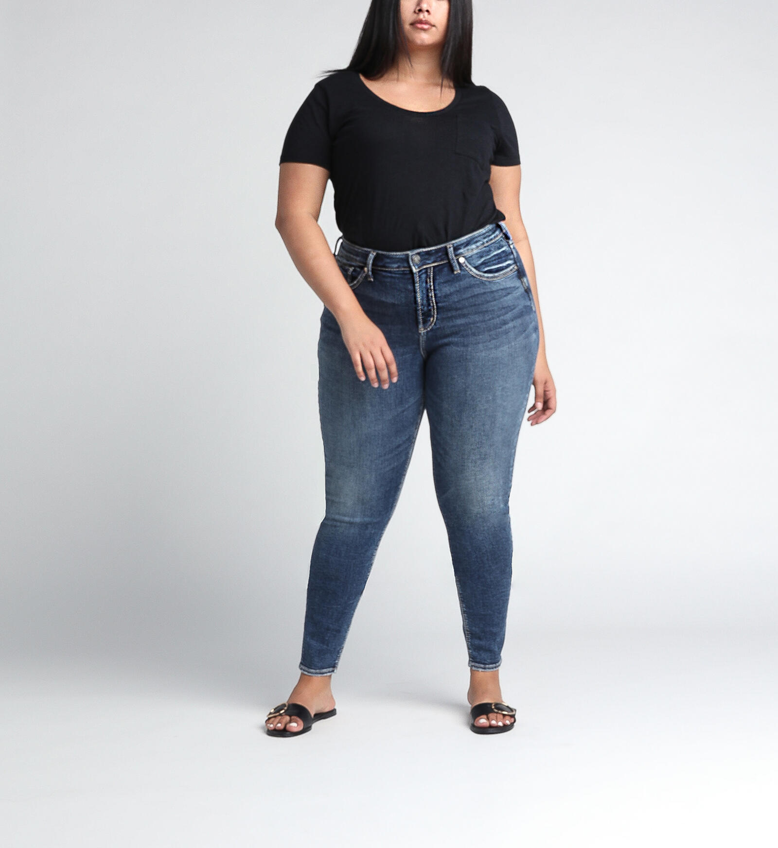 Buy Avery High Rise Skinny Leg Jeans for USD 99.00 | Silver Jeans US New