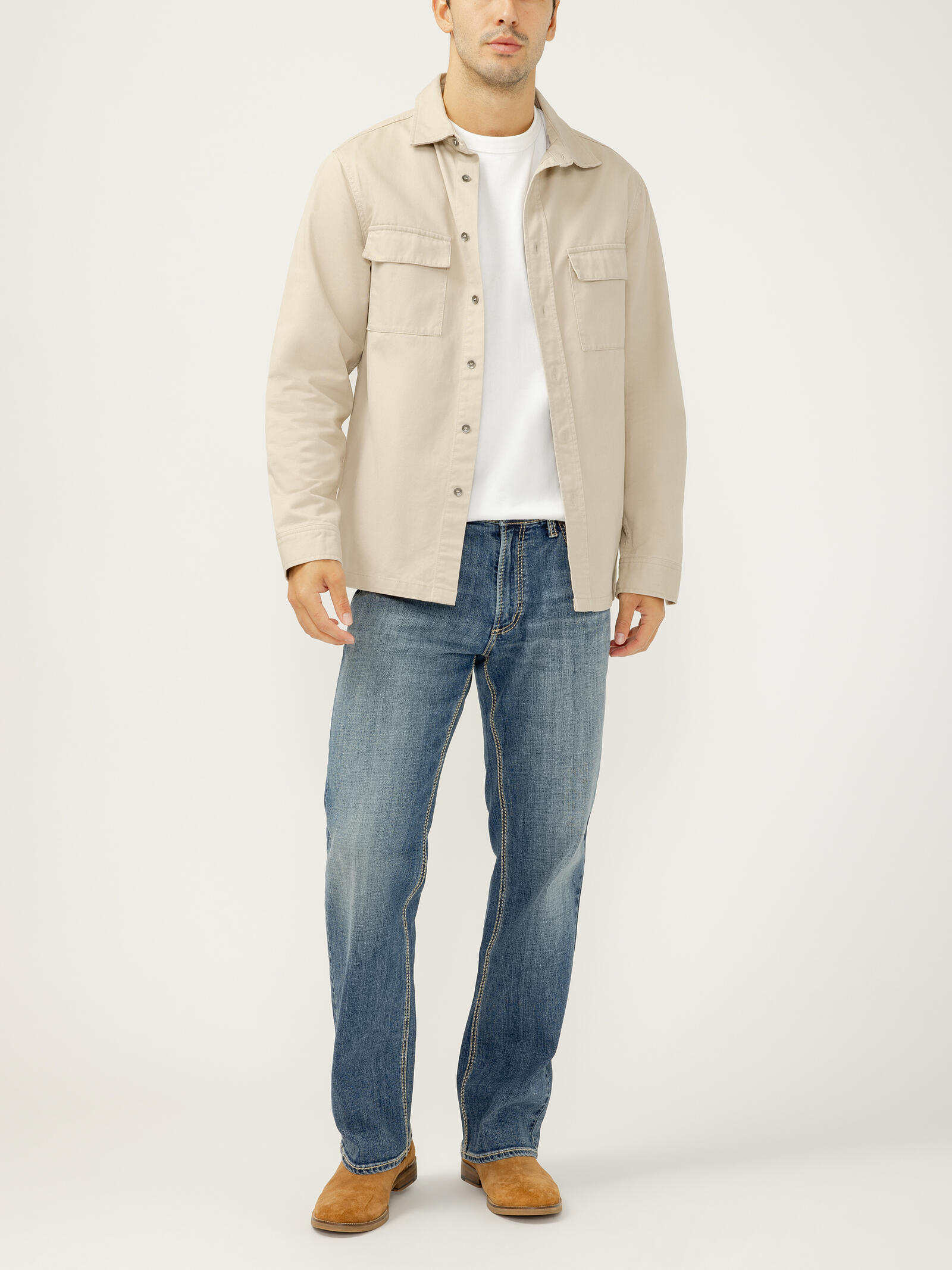 Buy Zac Relaxed Fit Straight Leg Jeans for USD 98.00 | Silver Jeans
