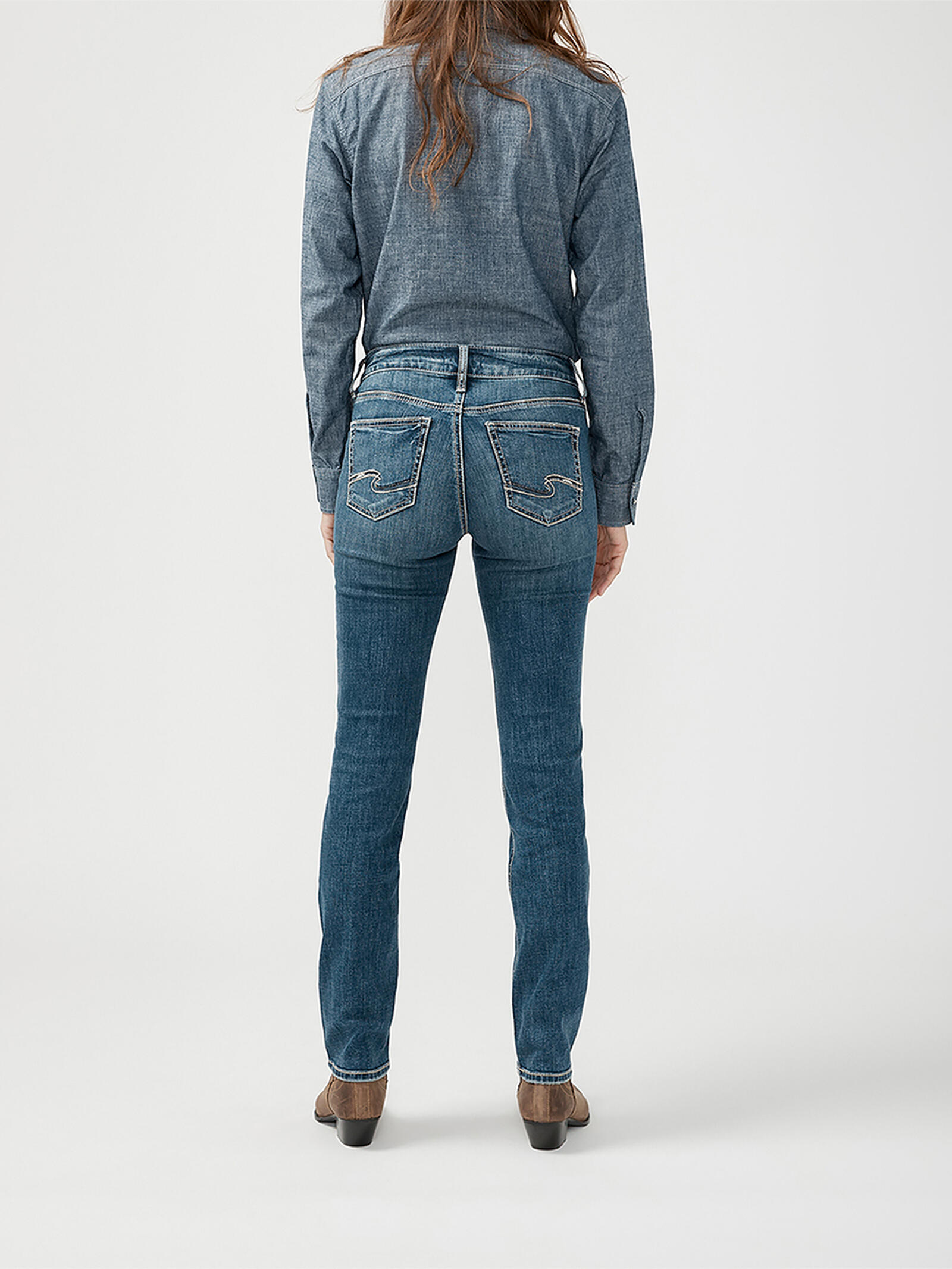 Buy Suki Mid Rise Straight Leg Luxe Stretch Jeans for USD 84.00 ...