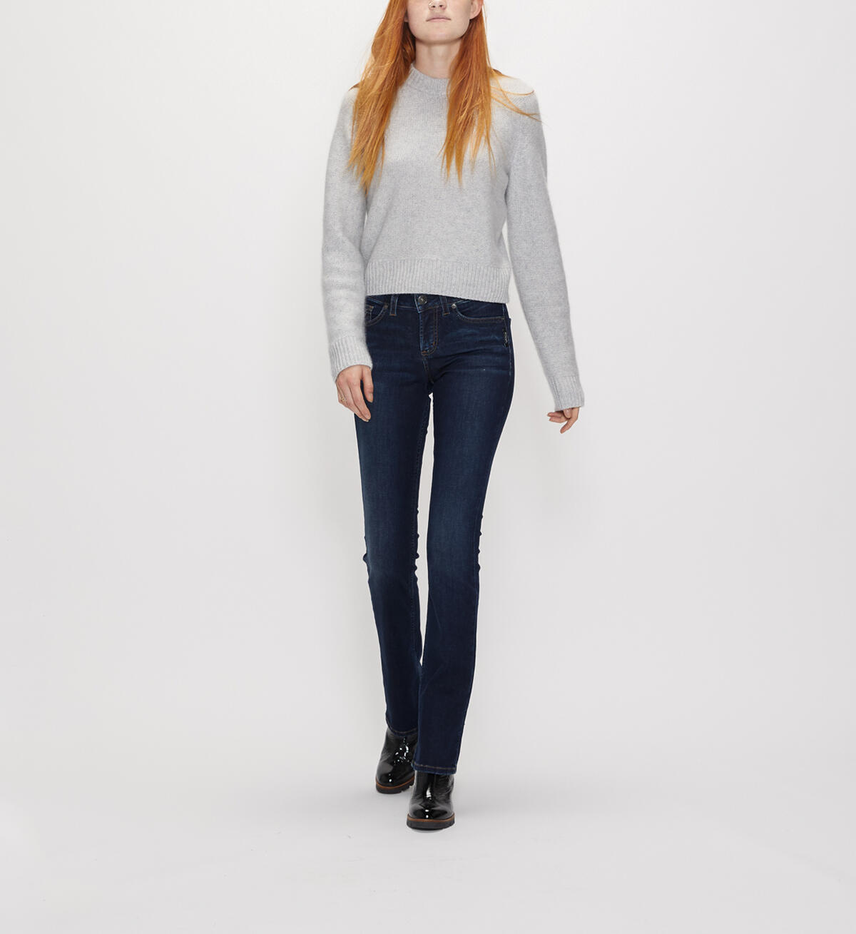 Buy Suki Slim Boot Mid Dark Wash for USD 69.00 | Silver Jeans US New