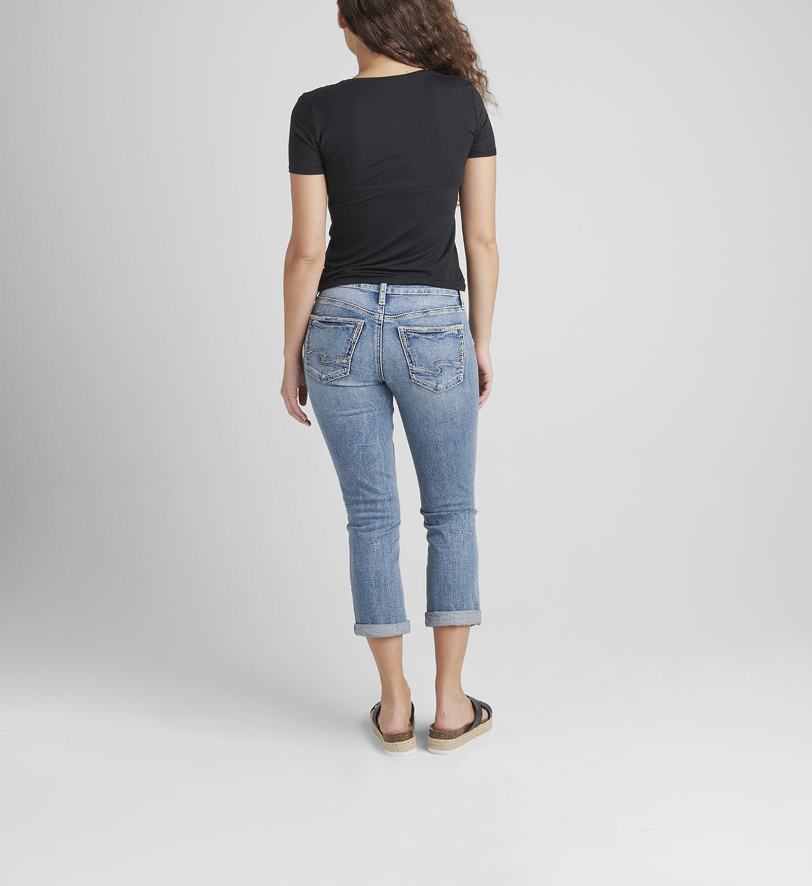 Buy Britt Low Rise Capri for USD 78.00 | Silver Jeans US New