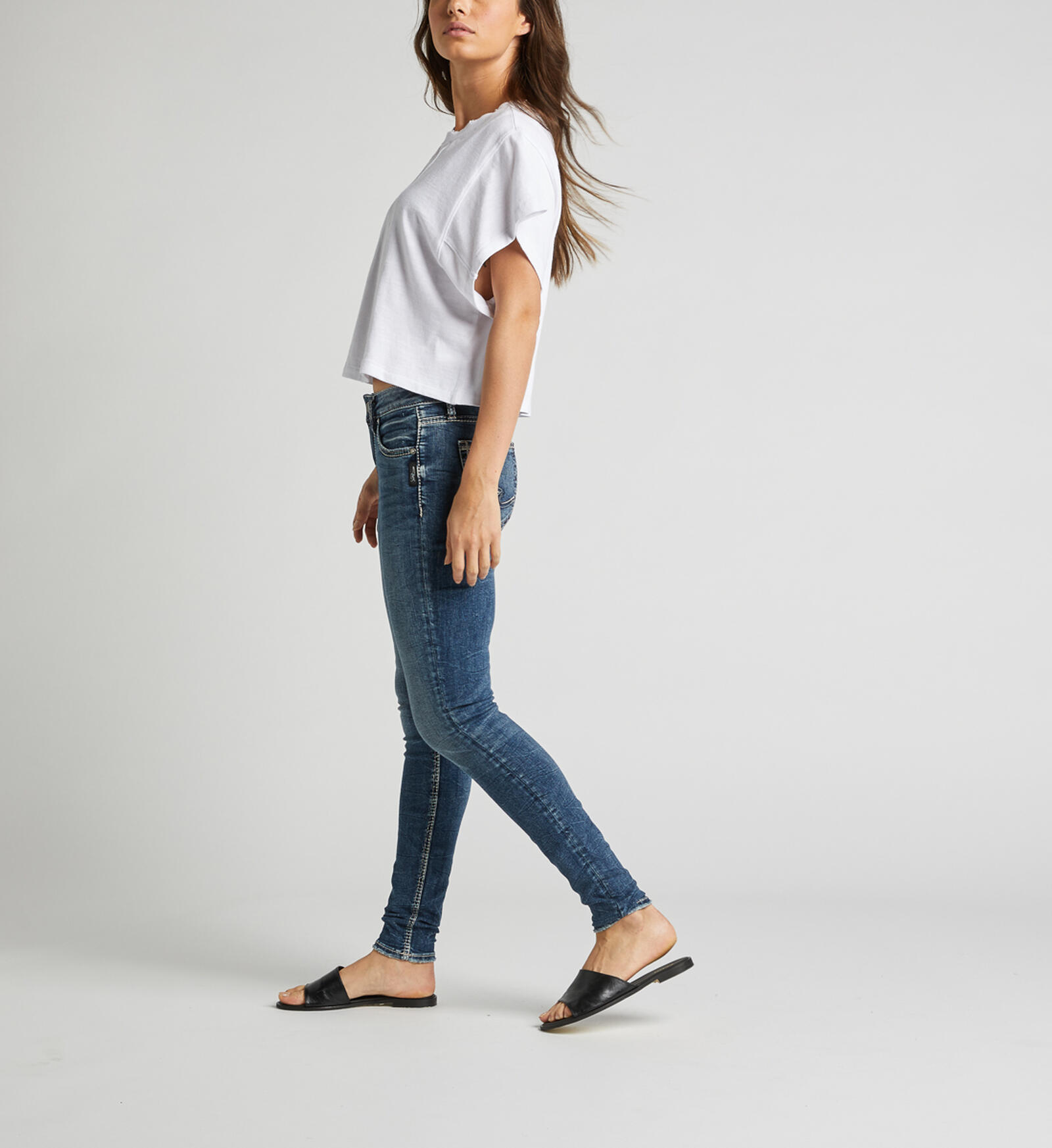 Buy Avery High Rise Skinny Leg Jeans for USD 44.00 | Silver Jeans US New