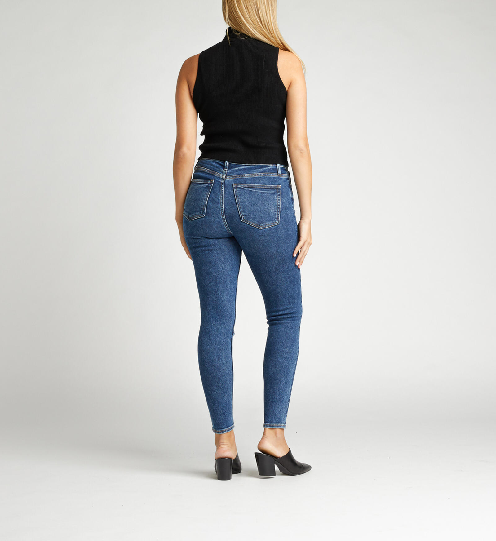 Buy High Note High Rise Skinny Jeans for USD 79.00 | Silver Jeans US New