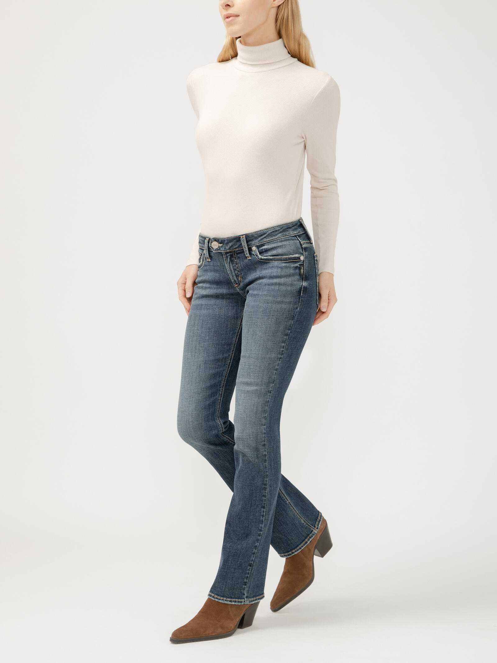 Buy Tuesday Low Rise Slim Bootcut Jeans for USD 57.00 | Silver Jeans