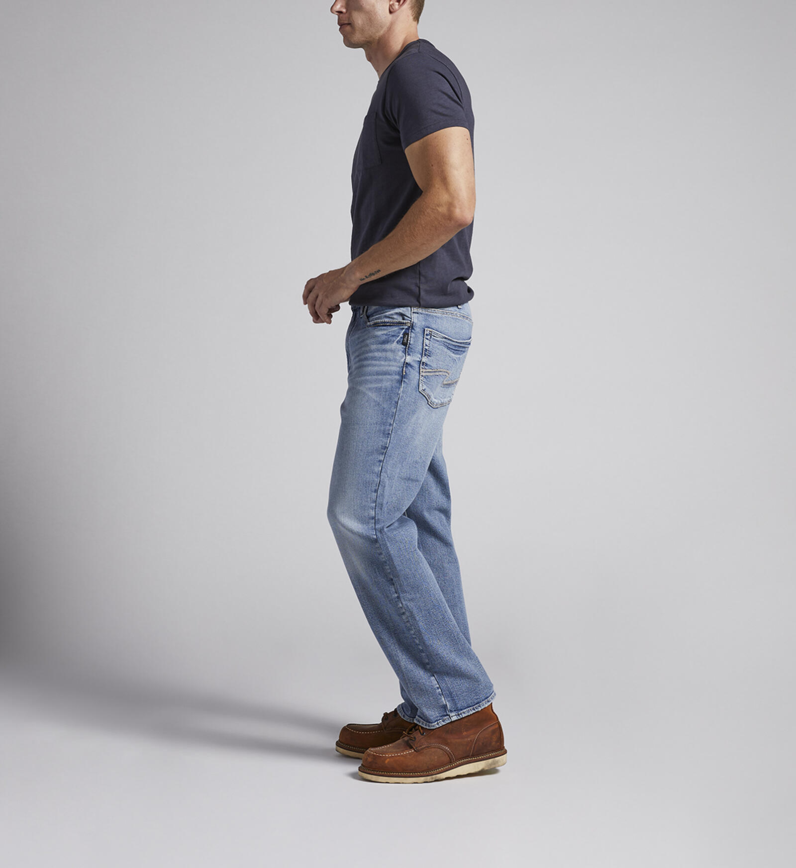 Buy Gordie Relaxed Fit Straight Leg Jeans For Usd 6500 Silver Jeans