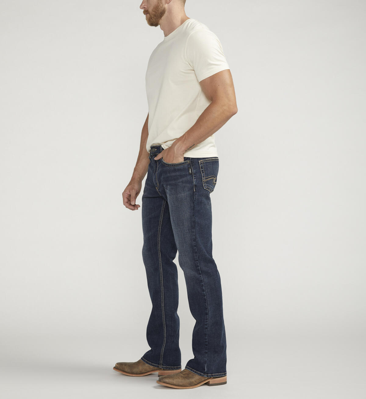 Buy Jace Slim Fit Bootcut Jeans For Usd 4900 Silver Jeans Us New