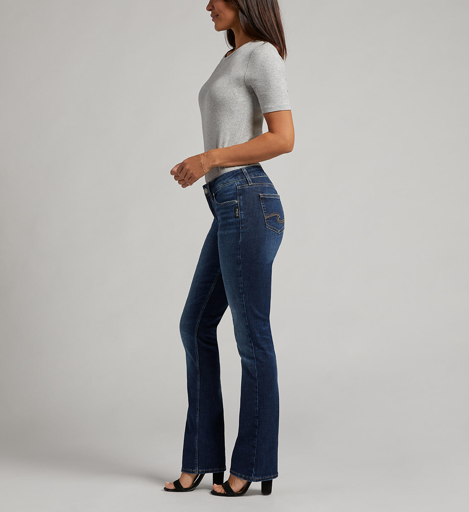 Buy Suki Mid Rise Slim Bootcut Jeans for USD 84.00 | Silver Jeans US New