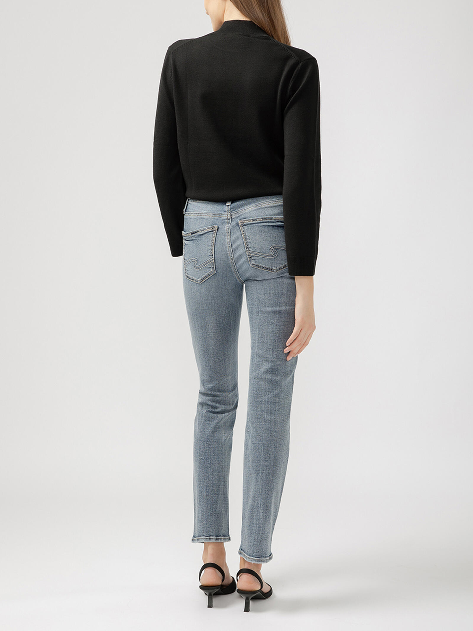 Buy Avery High Rise Straight Leg Jeans for USD 58.00 | Silver Jeans US New