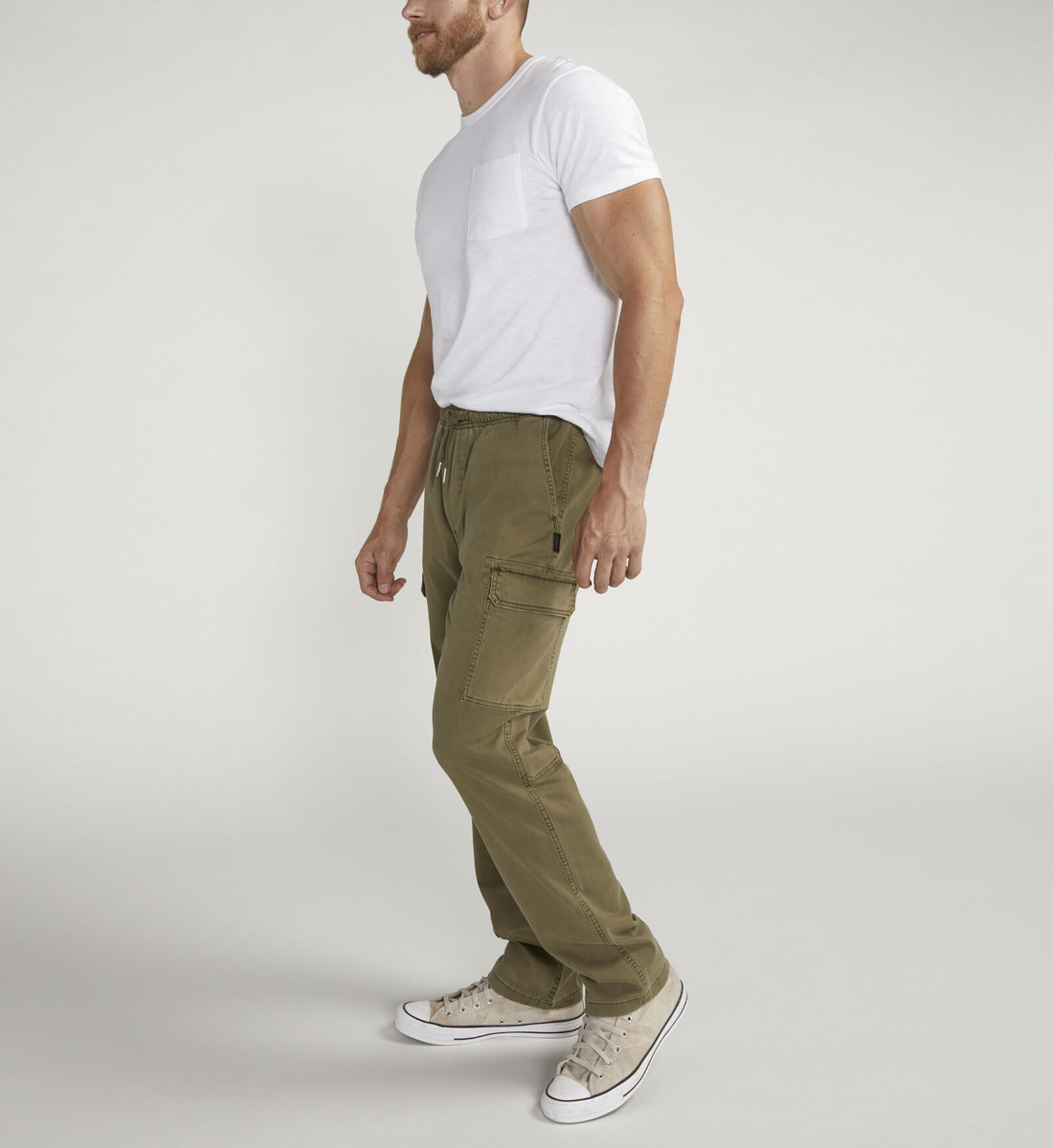 Buy Pull-On Cargo Essential Twill Pant for USD 68.00 | Silver Jeans US New