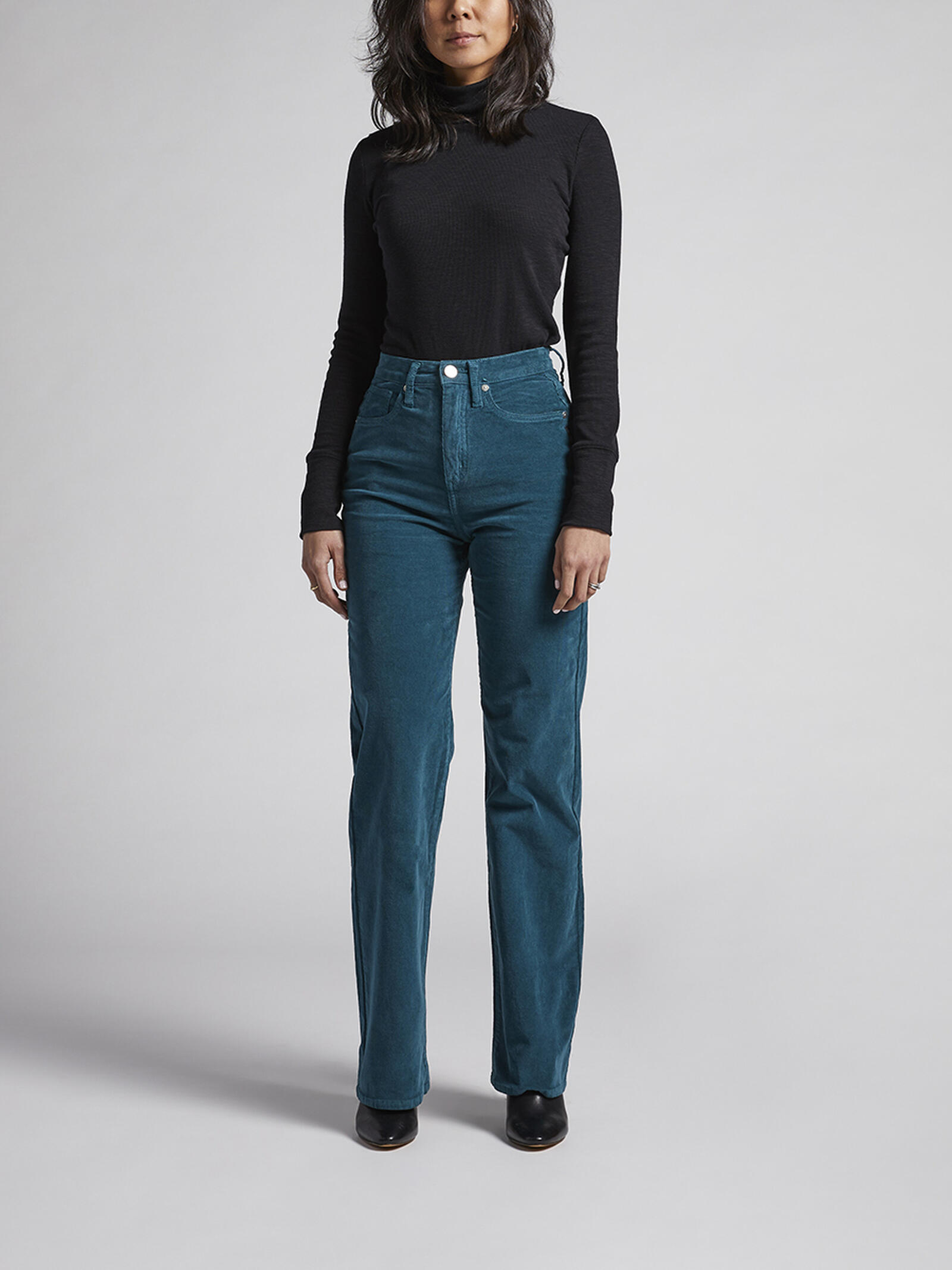 Buy Highly Desirable High Rise Trouser Leg Pants for USD 39.00 | Silver ...