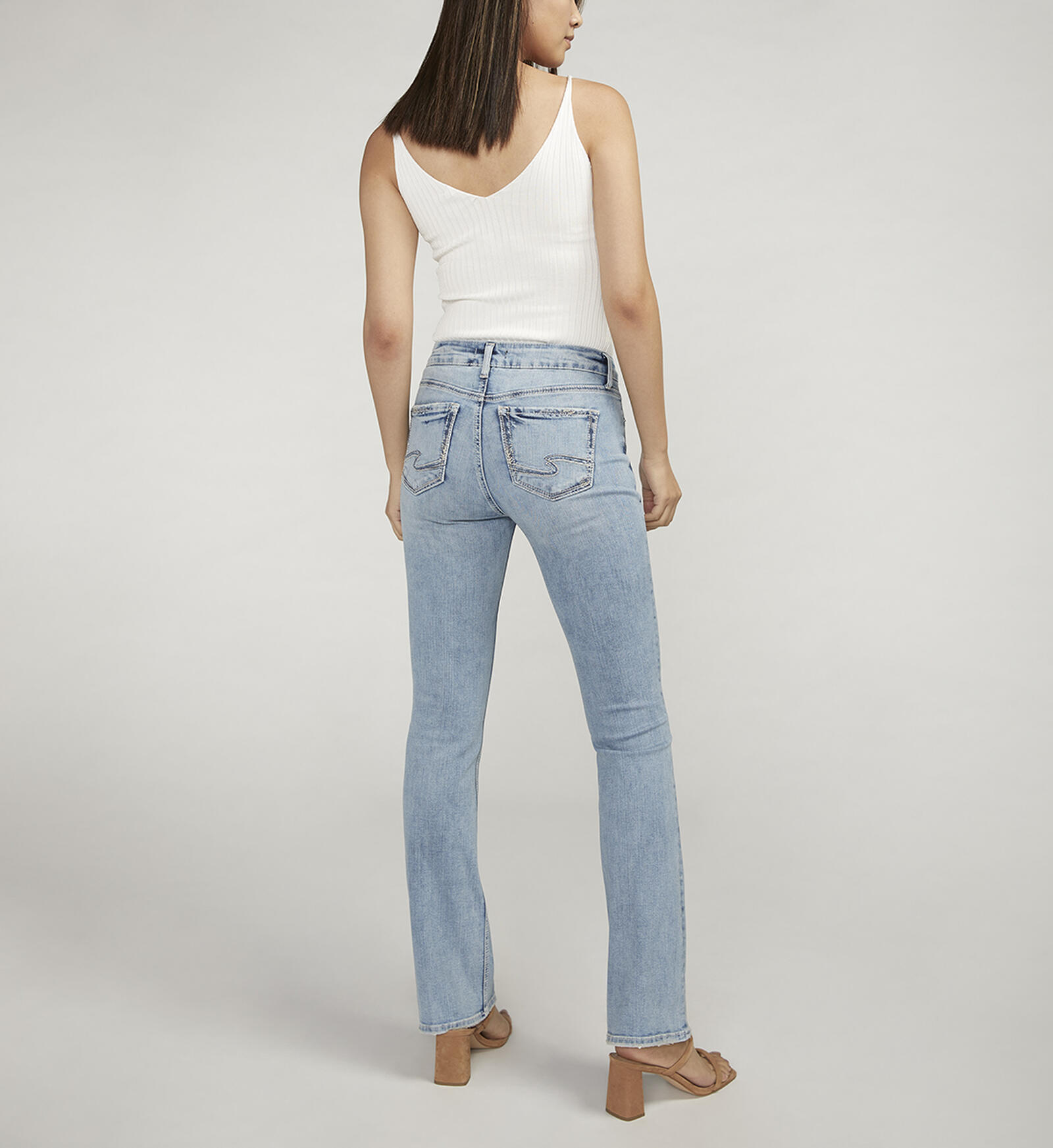 Buy Suki Mid Rise Slim Bootcut Jeans for USD 56.00 | Silver Jeans US New