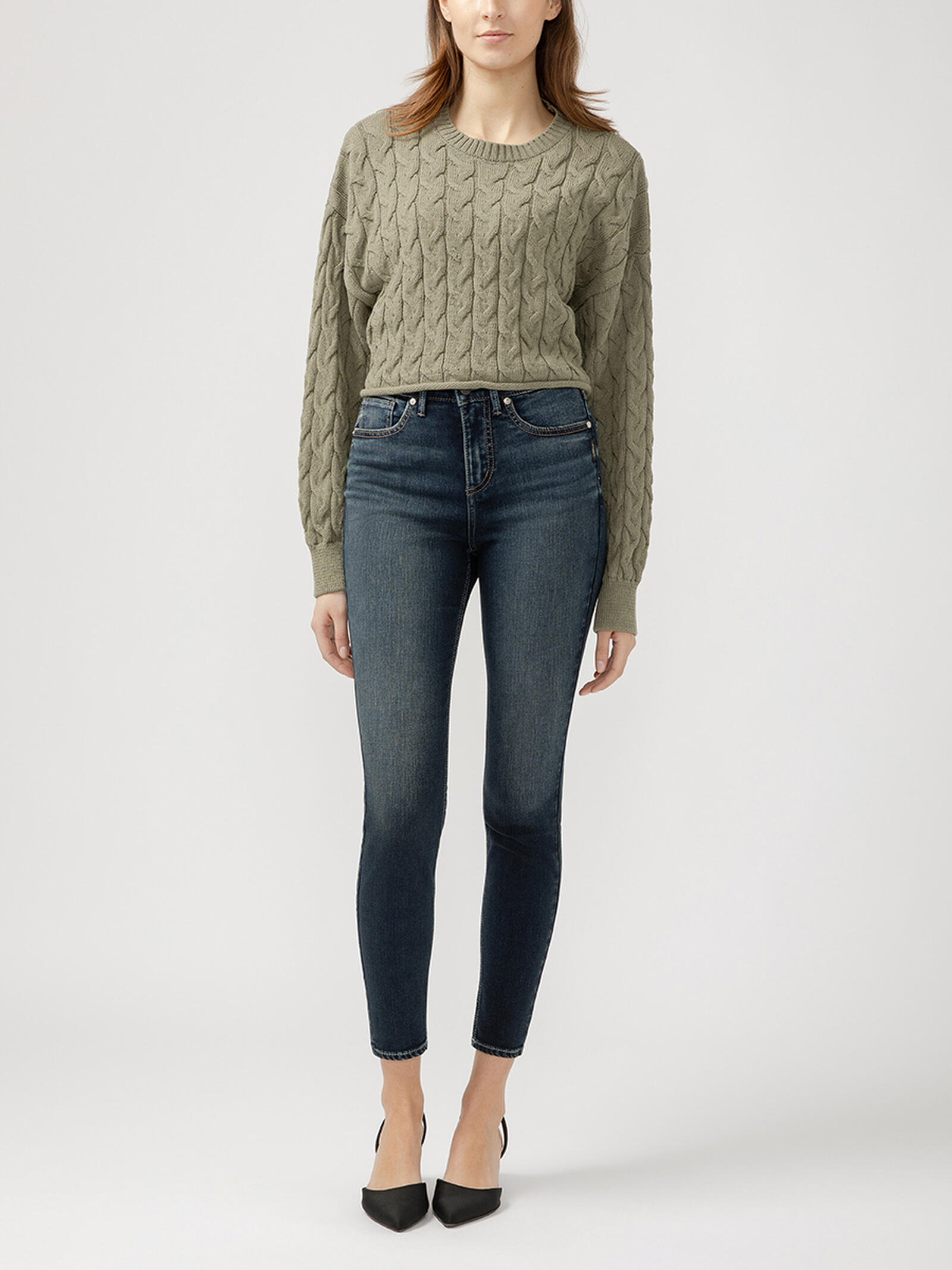 Buy Isbister High Rise Skinny Jeans for USD 84.00 | Silver Jeans US New