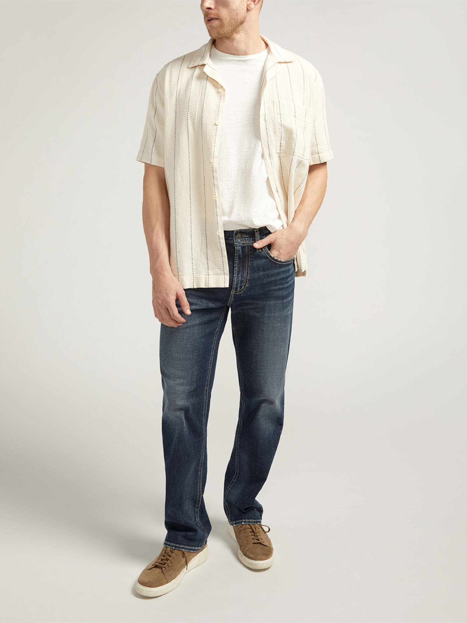 Buy Grayson Classic Fit Straight Leg Jeans for USD 104.00 | Silver Jeans