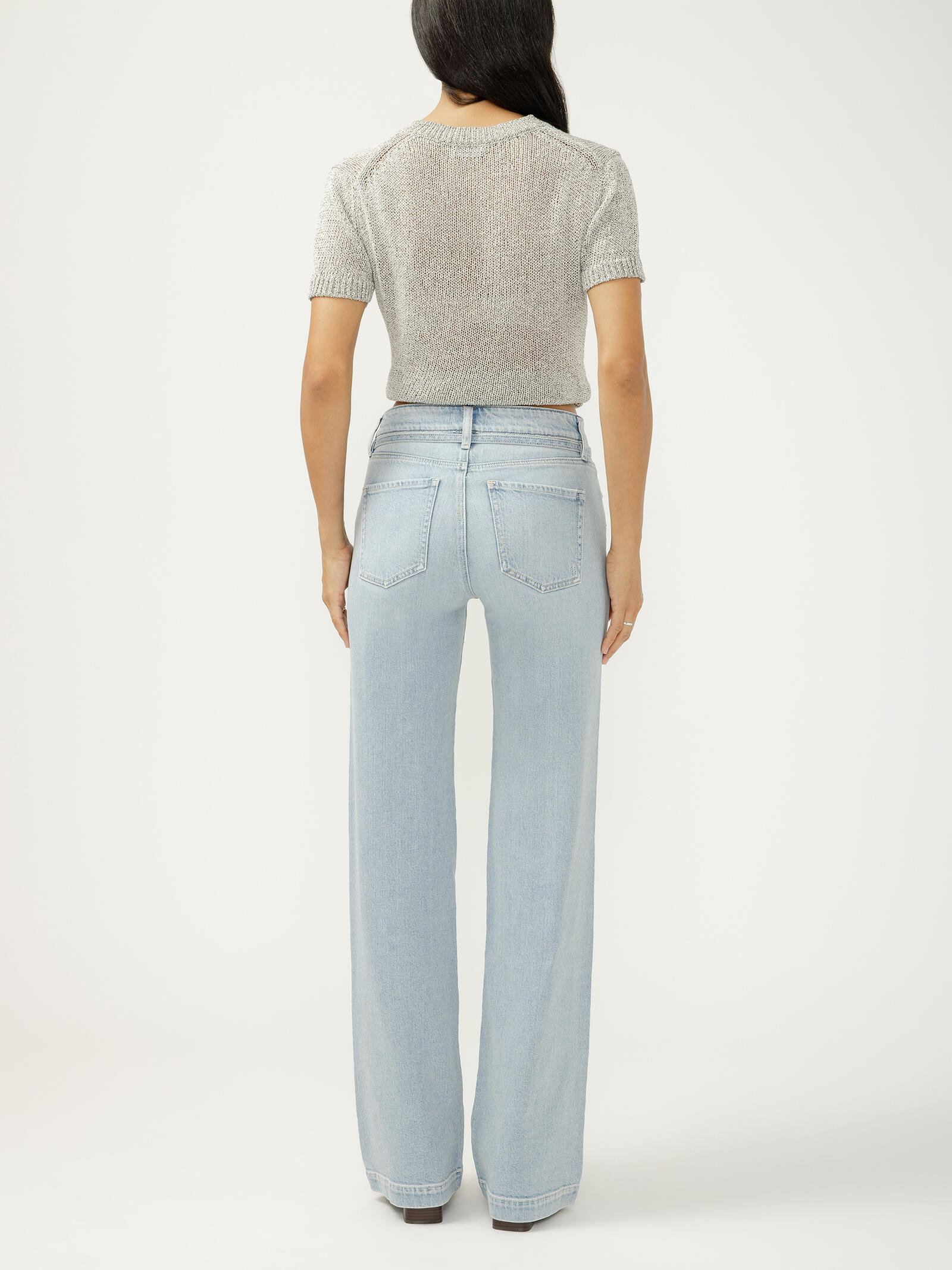 Buy Avery High Rise Trouser Leg Jeans for USD 98.00 | Silver Jeans