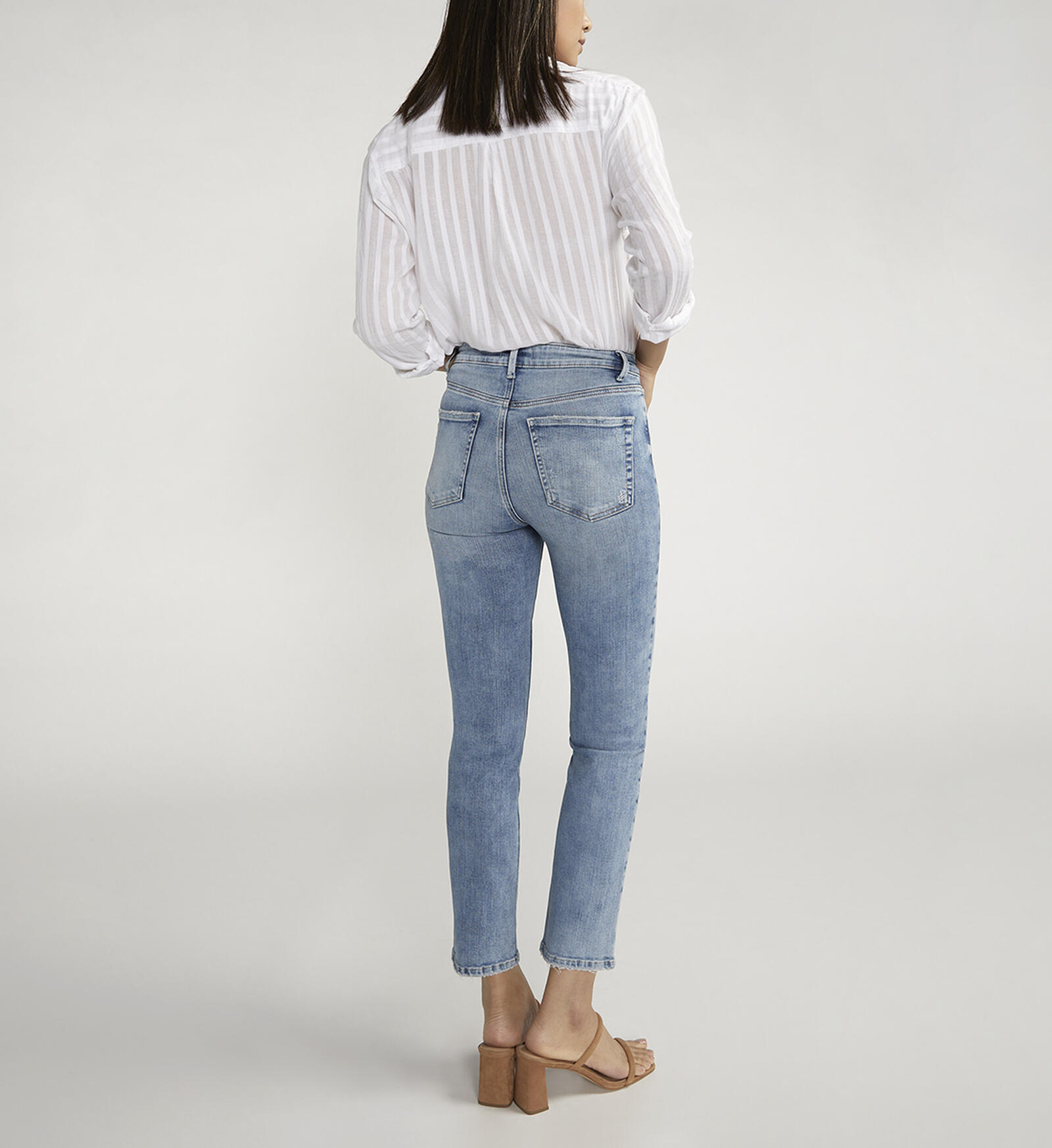 Buy Isbister High Rise Straight Leg Jeans for USD 51.00 | Silver Jeans ...